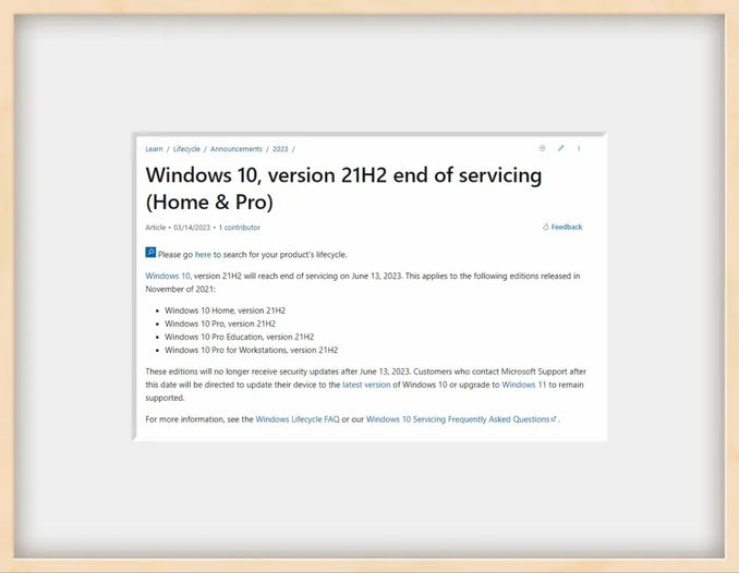 微軟宣佈終止 Win10 21H2 版本服務，之後不再接收安全更新 - 數碼 - iNewsDB 日日新聞．掌握每日新鮮事