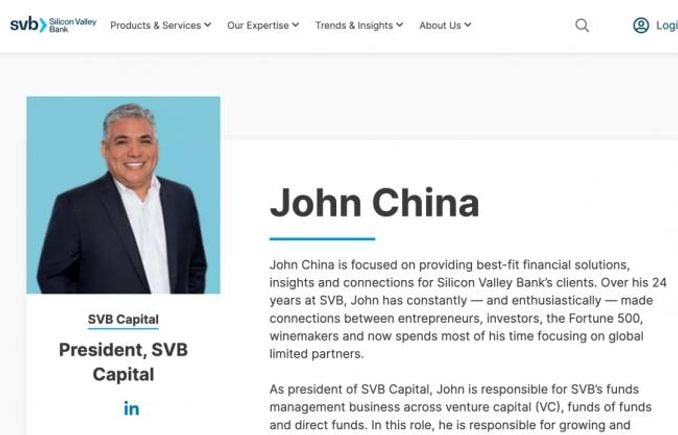矽谷銀行高管竟叫 John China，跟中國有關嗎？ - 熱搜 - iNewsDB 日日新聞．掌握每日新鮮事