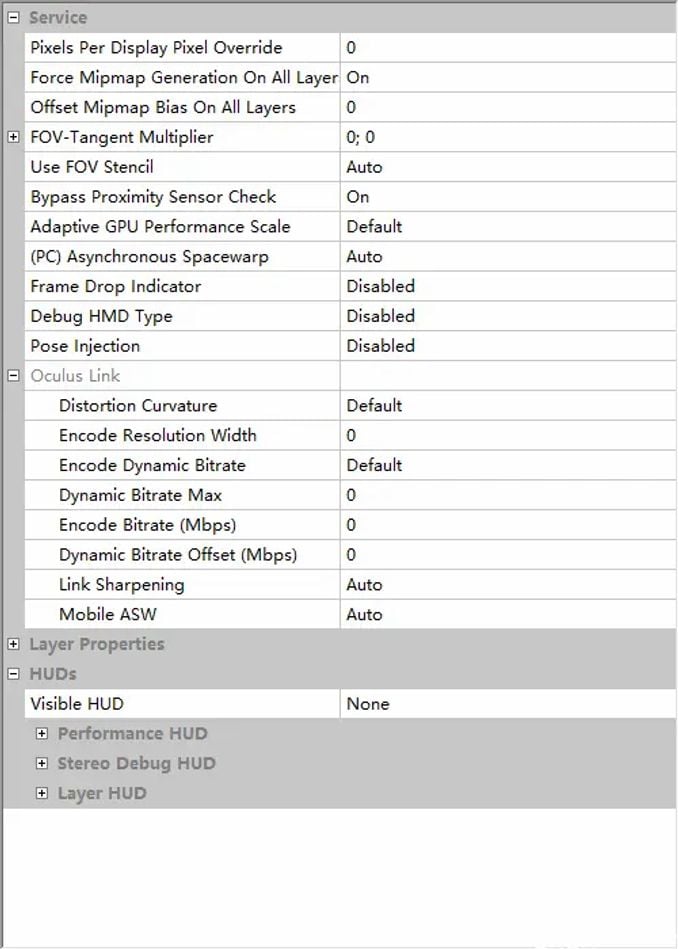 Oculus Quest 2 Debug Tool 原版默認設置參數 - 數碼 - iNewsDB 日日新聞．掌握每日新鮮事