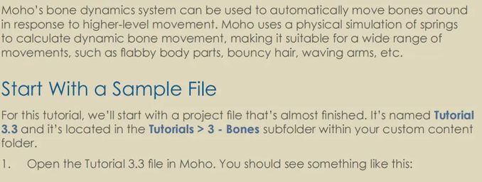 MOHO Tutorial 3.3: Bone Dynamics - 動漫 - iNewsDB 日日新聞．掌握每日新鮮事