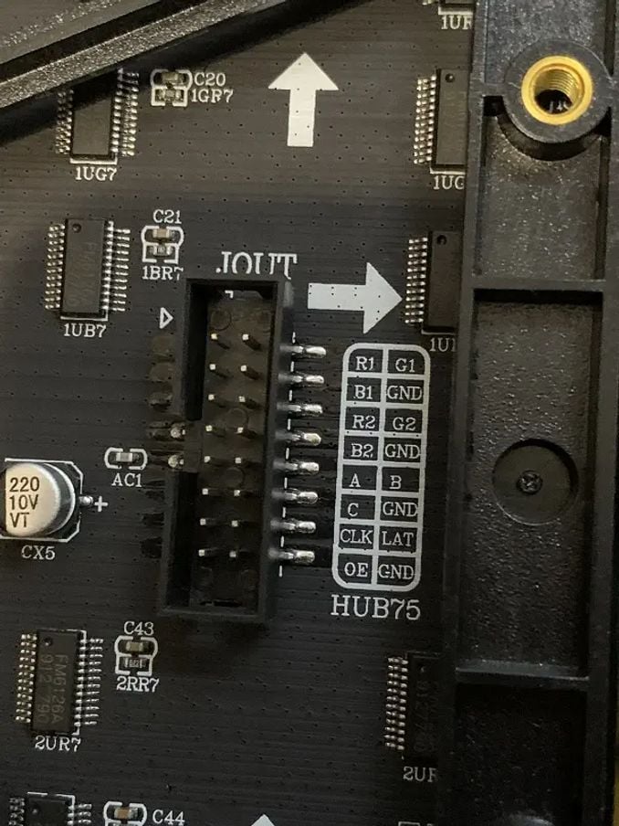 關於LED點陣屏單元板的通訊介面——HUB75 - 數碼 - iNewsDB 日日新聞．掌握每日新鮮事