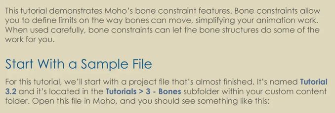 MOHO第三章Tutorial 3.2: Bone Constraints - 動漫 - iNewsDB 日日新聞．掌握每日新鮮事