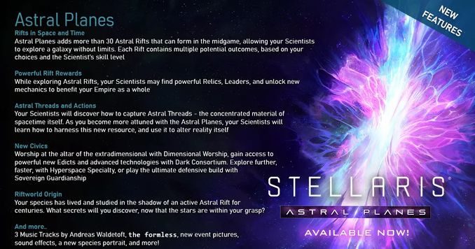 Astral Planes DLC和Stellaris 3.10.0“羅盤座”發佈（校驗碼462c） - 遊戲 - iNewsDB 日日新聞 ...