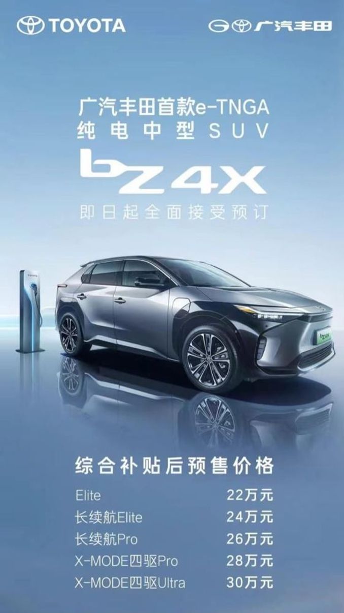 Cars01車聞丨22萬元起，廣汽豐田bZ4X正式開啟預售！ - 汽車 - iNewsDB 日日新聞．掌握每日新鮮事
