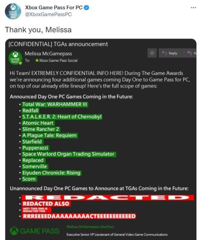Xbox虛擬員工郵件：TGA首日PC版XGP新增神祕四作 - 遊戲 - iNewsDB 日日新聞．掌握每日新鮮事