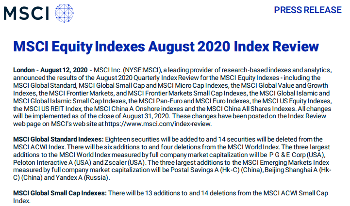 2600億芯片巨頭納入！MSCI傳來大消息！這些A股要火了？ - 財經 - iNewsDB 日日新聞．掌握每日新鮮事