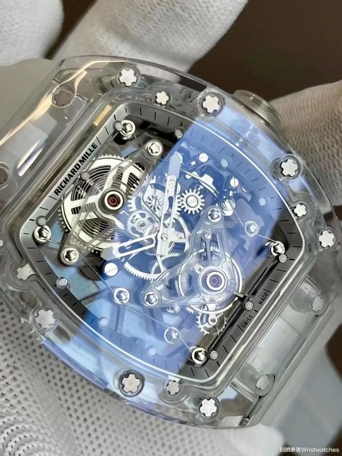 EUR廠裡查德米爾RM056全透明藍寶石錶殼做工測評！