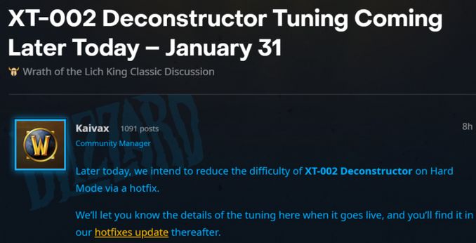 WLK懷舊服：暴雪終於忍不住，對這個最難Boss下手了 - 遊戲 - iNewsDB 日日新聞．掌握每日新鮮事