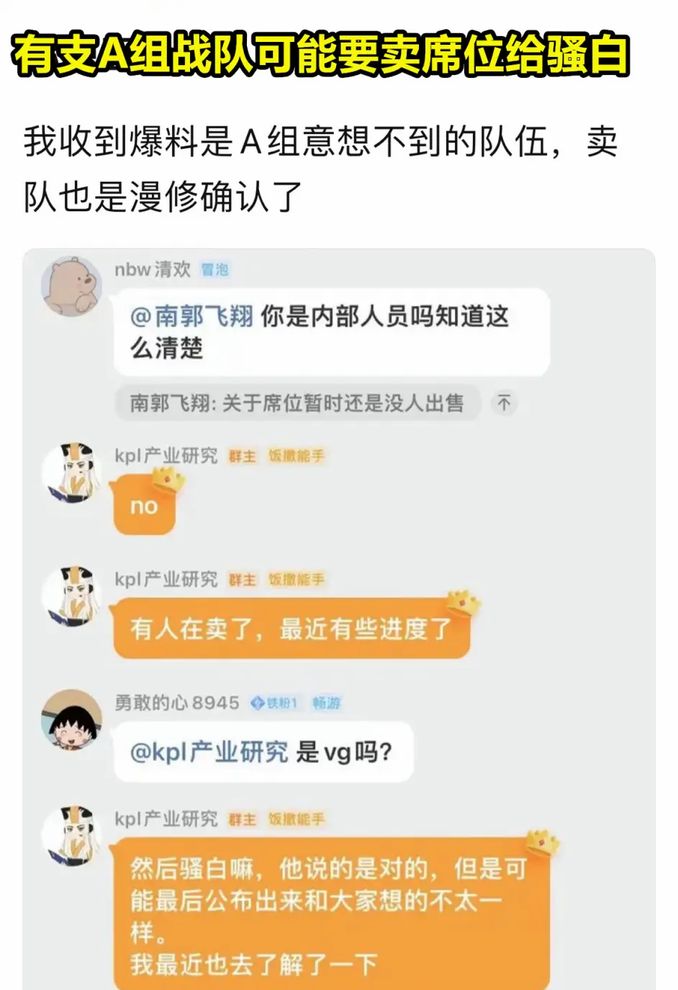 有支A組戰隊或賣KPL席位給NBW，關係跟騷白挺好，LGD、AG都有可能 - 遊戲 - iNewsDB 日日新聞．掌握每日新鮮事