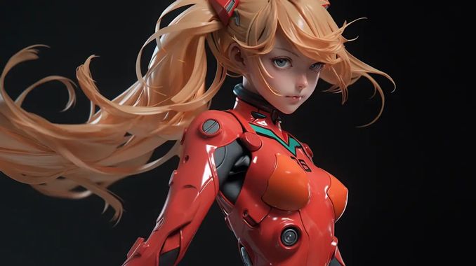 明日香與綾波麗，但是半寫實風【AI數字雕刻】 - 動漫 - iNewsDB 日日新聞．掌握每日新鮮事