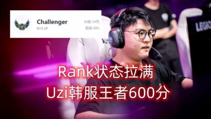 Uzi還不練？1個月玩1場維魯斯，網友：難怪技能都不會放 - 遊戲 - iNewsDB 日日新聞．掌握每日新鮮事