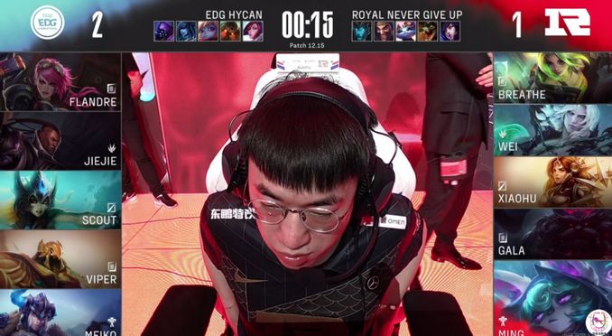EDG淘汰RNG晉級四強！Viper對位Gala打出4倍傷害差距！
