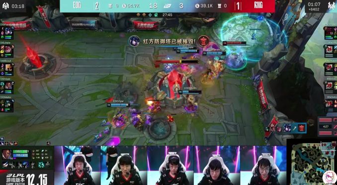 EDG淘汰RNG晉級四強！Viper對位Gala打出4倍傷害差距！ - 遊戲 - iNewsDB 日日新聞．掌握每日新鮮事